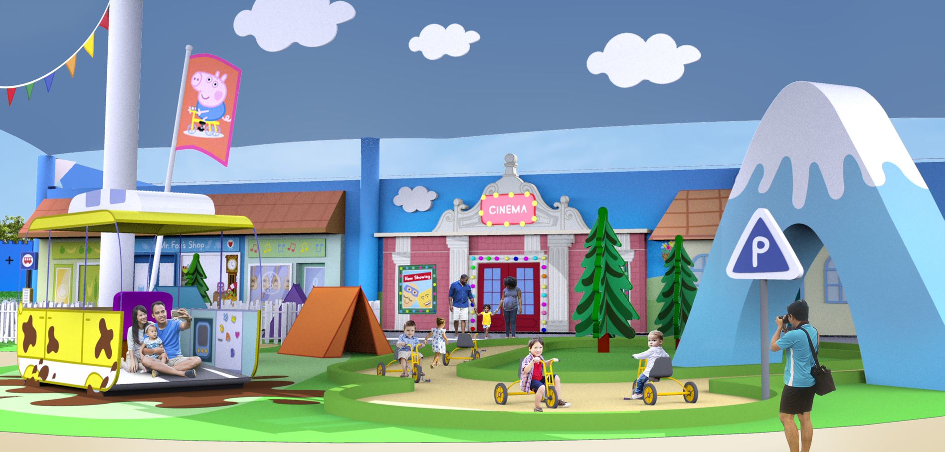 Rides Revealed for the World’s First Peppa Pig Theme Park Coming To Florida