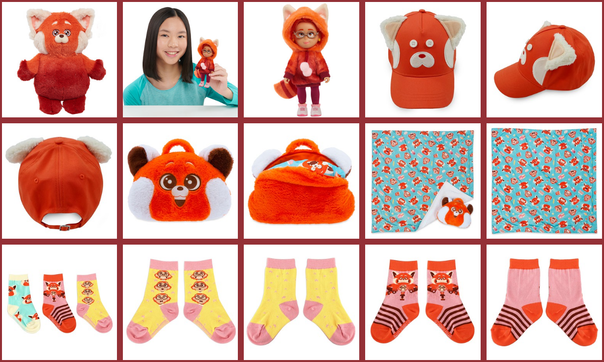 Shoppers Guide For Disney/Pixar “Turning Red” Merchandise