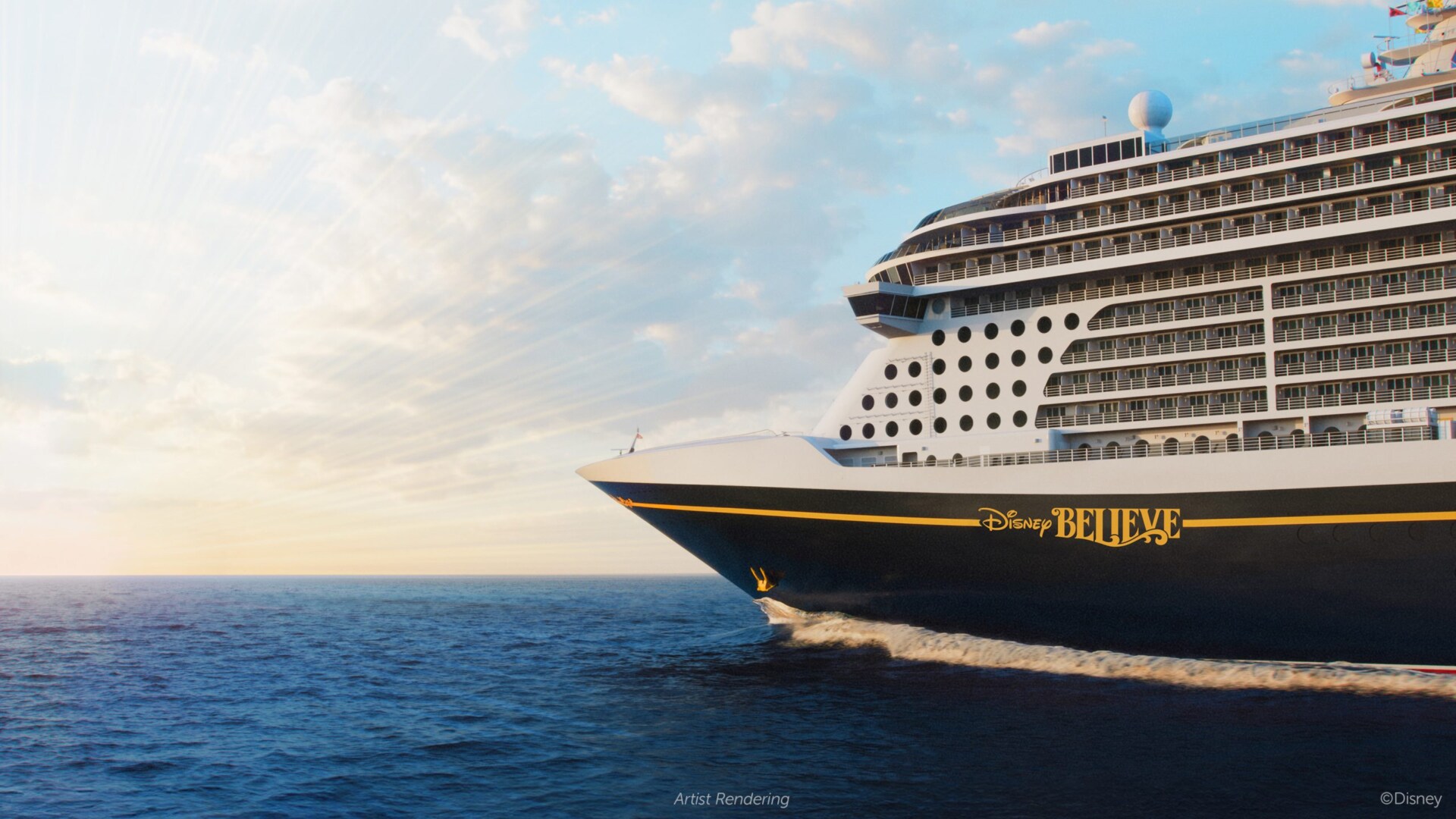 Disney Cruise Line Unveils the Disney Believe Ship